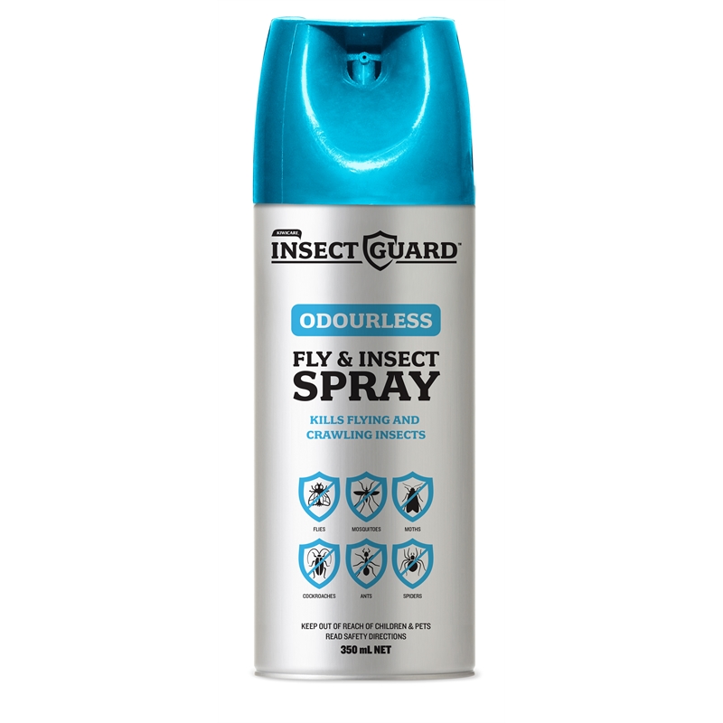 Kiwicare 350ml Insect Guard Odourless Fly And Insect Spray