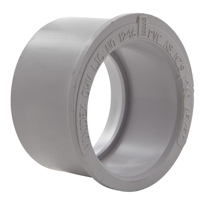 Marley Vinidex 65 x 50mm Grey PVC Socket Reducer | Bunnings Warehouse