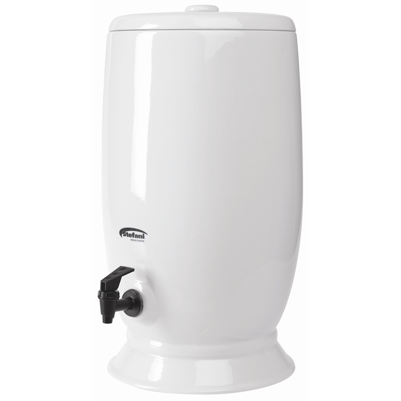 Stefani Water Purifier 10L Gravity Feed Porcelain White | Bunnings ...